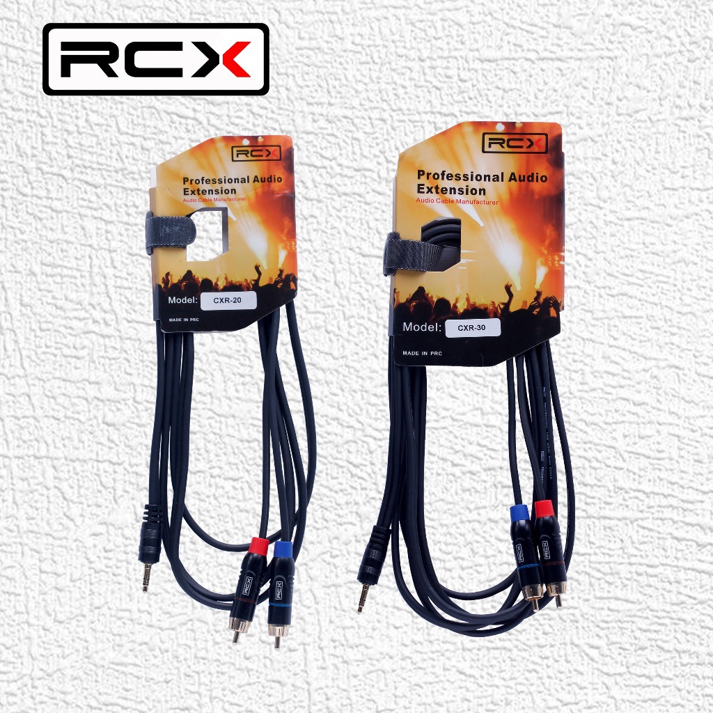 Cable so mini stereo to 2 rca RCX CXR-20 CXR-30 2m 3m | Shopee Malaysia