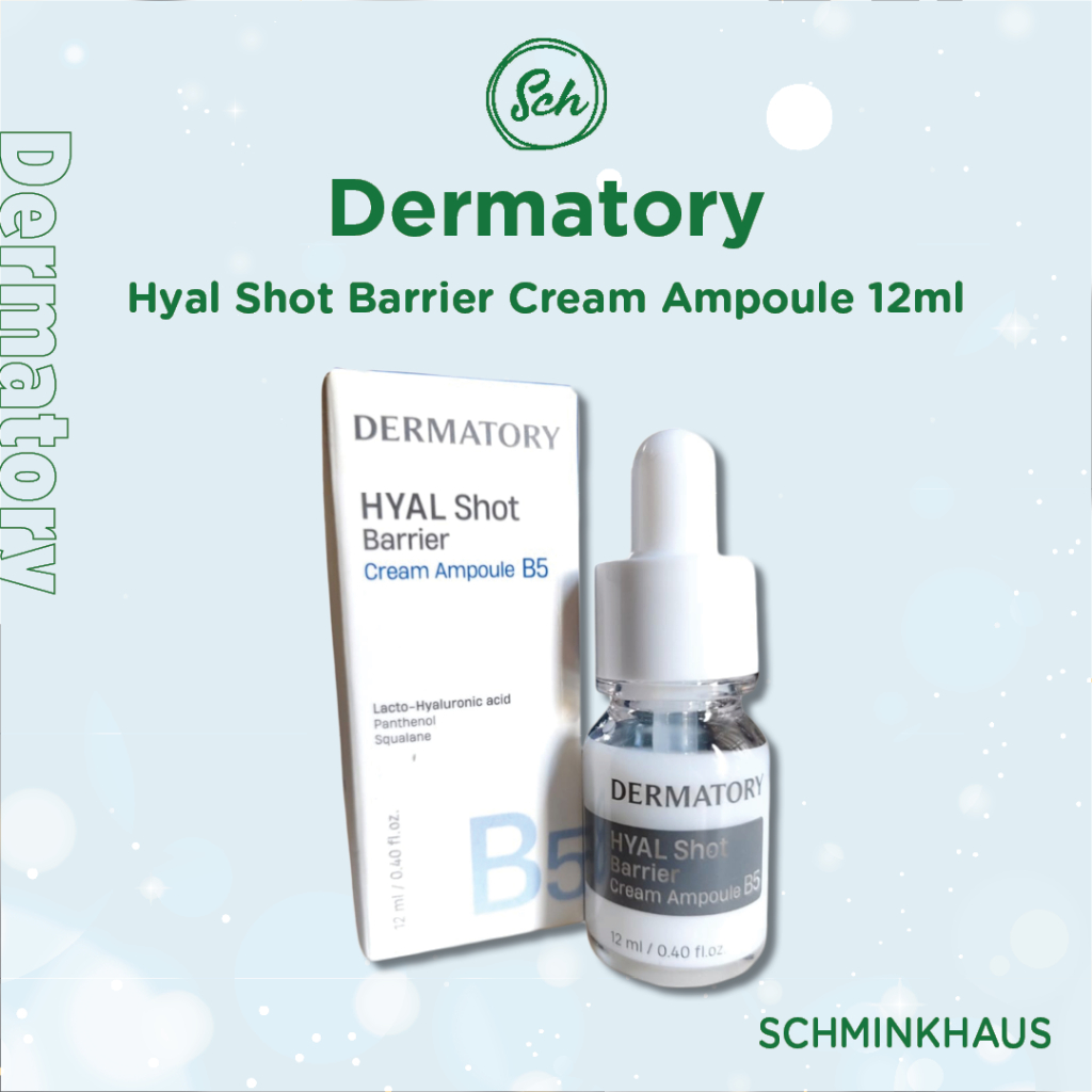 Dermatory Hyal Shot Barrier Cream Ampoule 12ml - Travel Size | Shopee ...