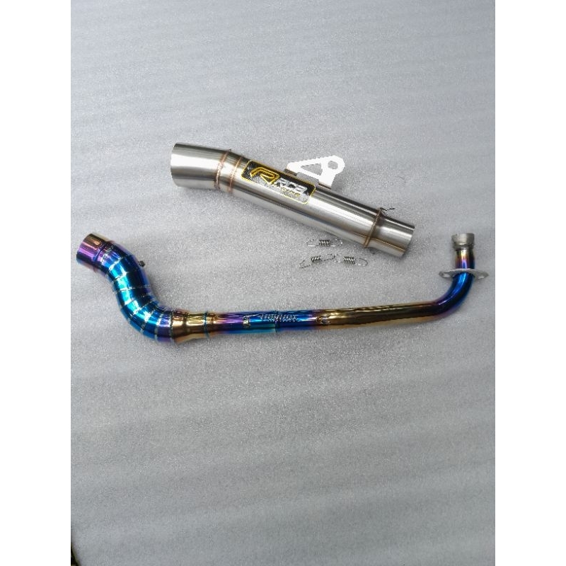 (BORUP) Rcb pipe canister conical open specs exhaust pipe for Wave 125 ...