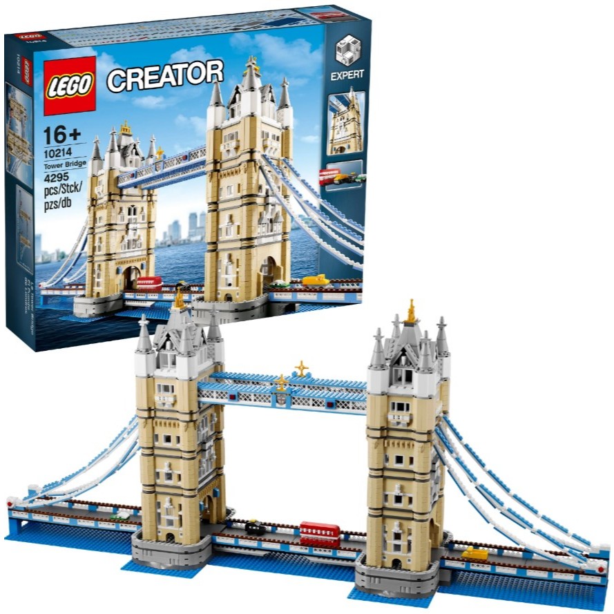 Original LEGO Creator Expert Tower Bridge 10214 Building Kit with ...