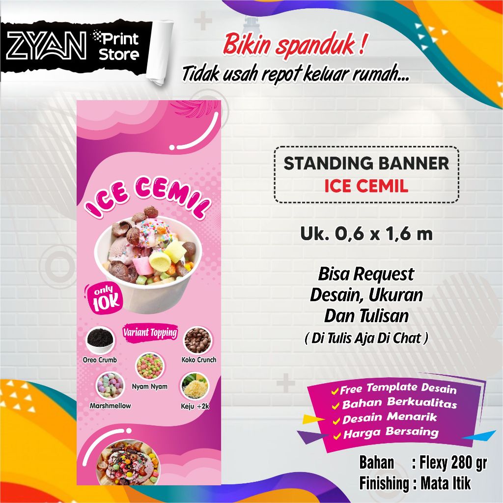 ICE CEMIL BANNER BANNER | Shopee Malaysia