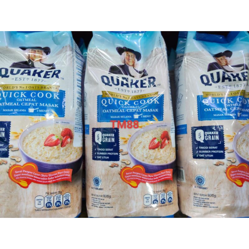 OATMEAL QUICK COOKING QUAKER/QUICK COOK OATMEAL | Shopee Malaysia