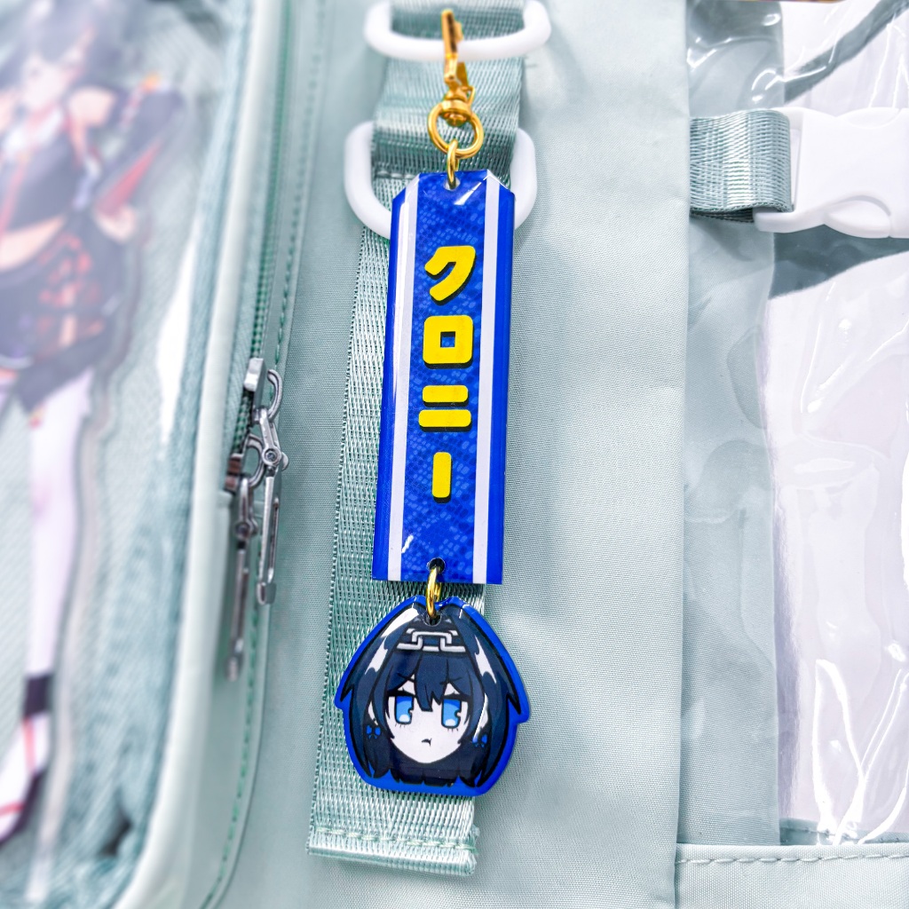 Meganeco Keychain - Typography Omori Chibi Ouro Kronii | Shopee Malaysia