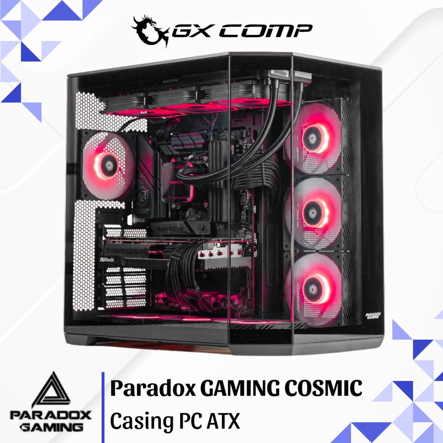 Paradox GAMING COSMIC Free 1 Fan ARGB - ATX PC Casing | Cpu PC Gaming ...
