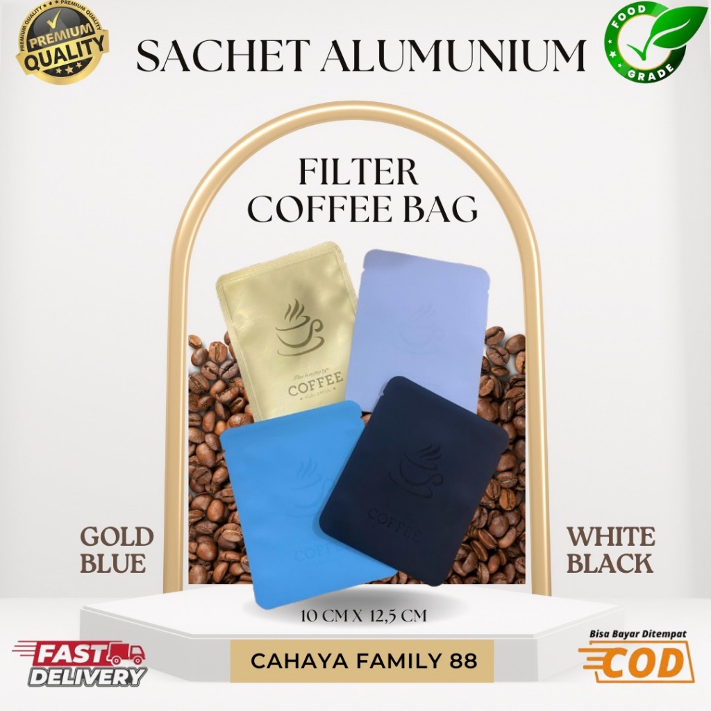 Premium Sachet Packaging For Drip Bag Coffee Filter [50 Sheets ...