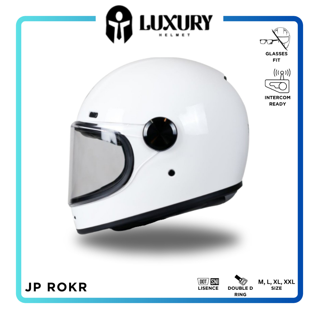 Retro Classic JP ROKR Solid Helmet All Colors | Shopee Malaysia