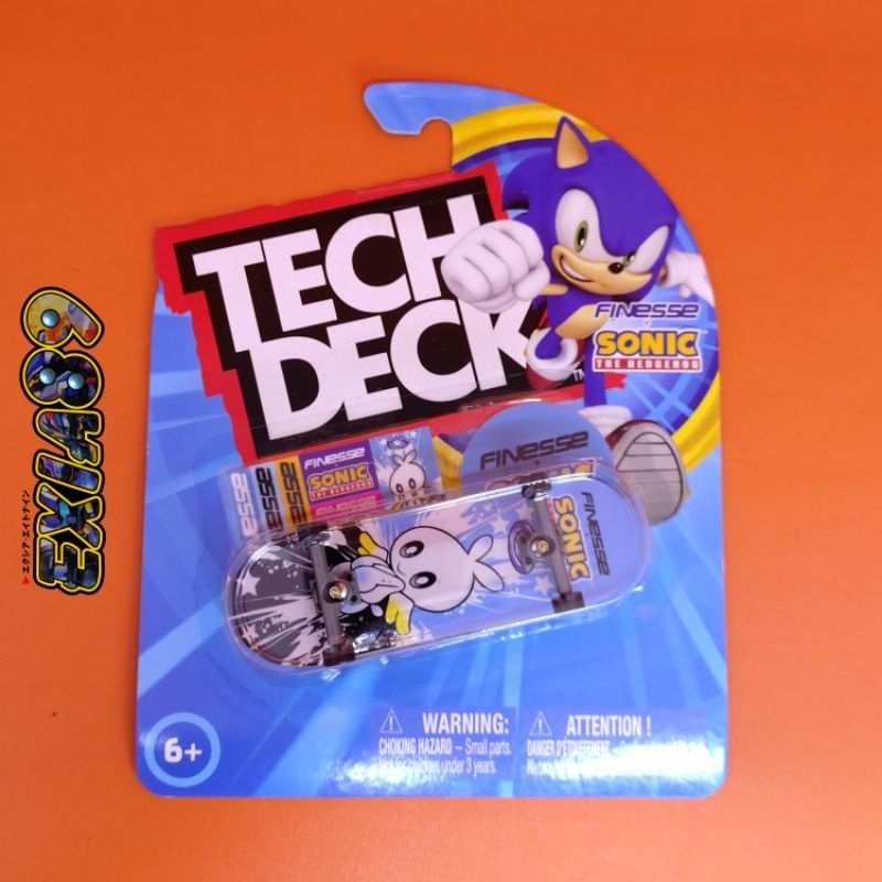 Tech Deck Fingerboard Finesse + Sonic The Hedgehog - Hero Chao | Shopee ...