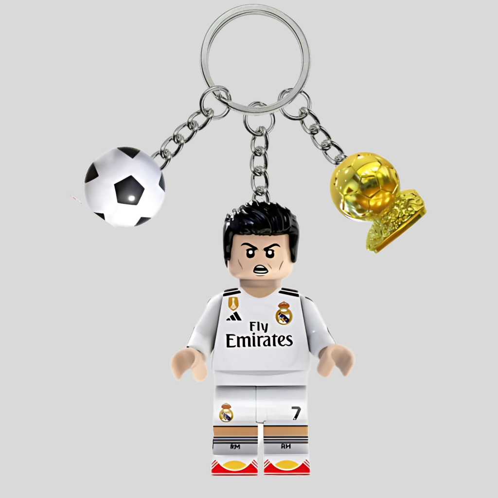 GANTUNGAN Cristiano Ronaldo LEGO Keychain | Lego Cristiano Ronaldo Real ...