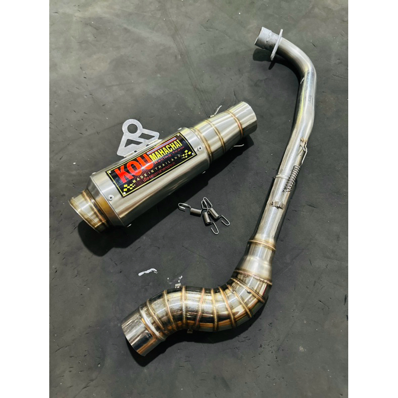 Kou pipe canister contour open specs exhaust pipe for Wave 125 Xrm 110/ ...