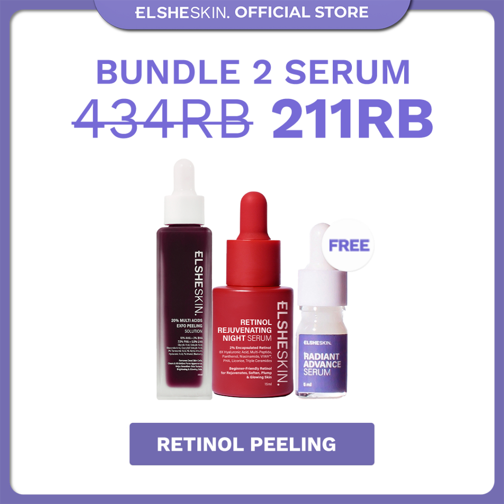Elsheskin Retinol Peeling - Exfoliating Serum, Facial Exfoliation Serum ...