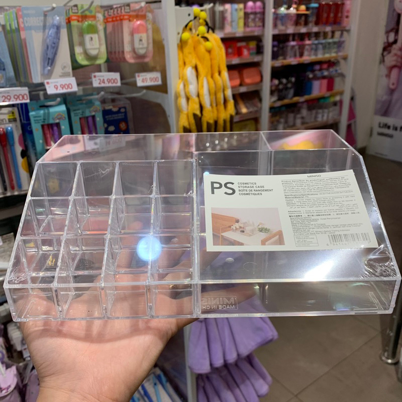 Miniso Transparent Free Combination Series Multi-grid Cosmatic Storage ...