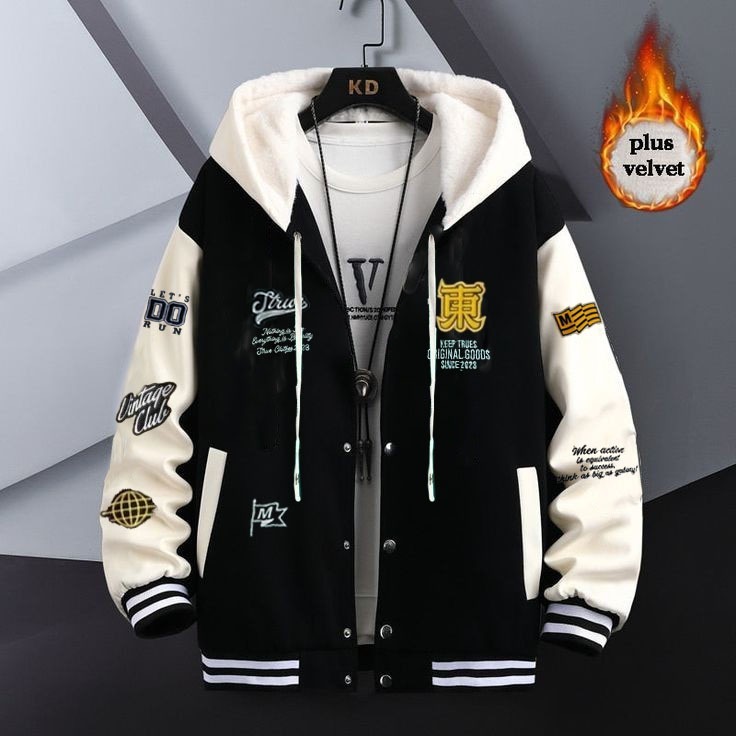 Full Embroidered Vintage Varsity Jacket / StayTrue Kamikaze Men's Women ...