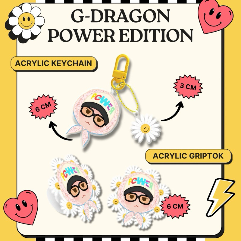 G-dragon ACRYLIC KEYCHAIN AND GRIPTOK/POP SOCKET | Shopee Malaysia