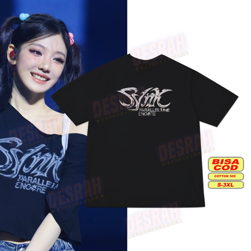 Korean kpop aespa t-shirt SYNK PARALLEL LINE tour encore in seoul | Shopee Malaysia