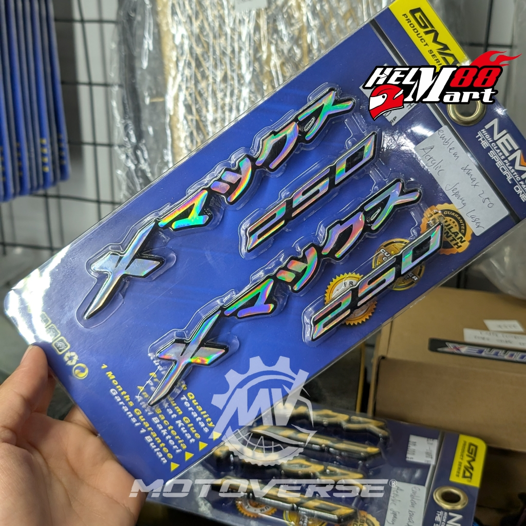 Yamaha XMAX Acrylic Emblem - X-MAX Logo Sticker Acrylic XMAX 250 ...