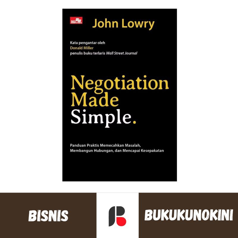 (Original, Seal) Negotiation Made Simple Book - John Lowry (Elex Media K) | Shopee Malaysia