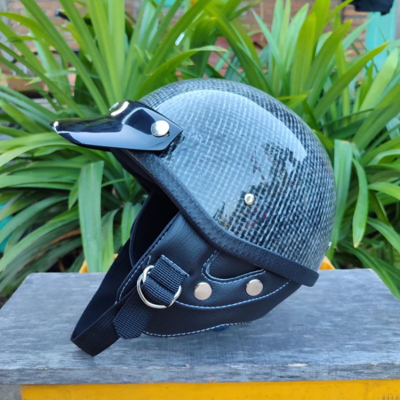 Chip Chips Raw Vintage Japan Style Helmet | Shopee Malaysia