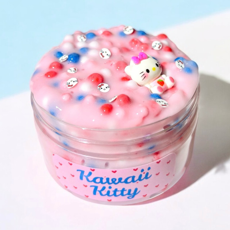 Zenin Kawaii Kitty Butter Floam Slime | Shopee Malaysia