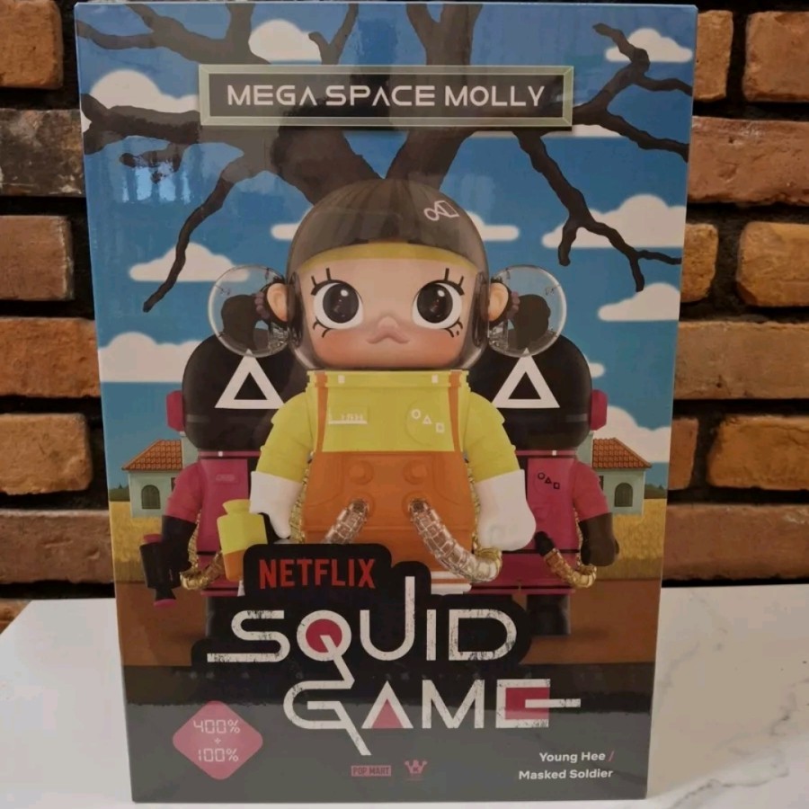 Mega Space Molly Squid Game 400% + 100% pop mart figure set ...