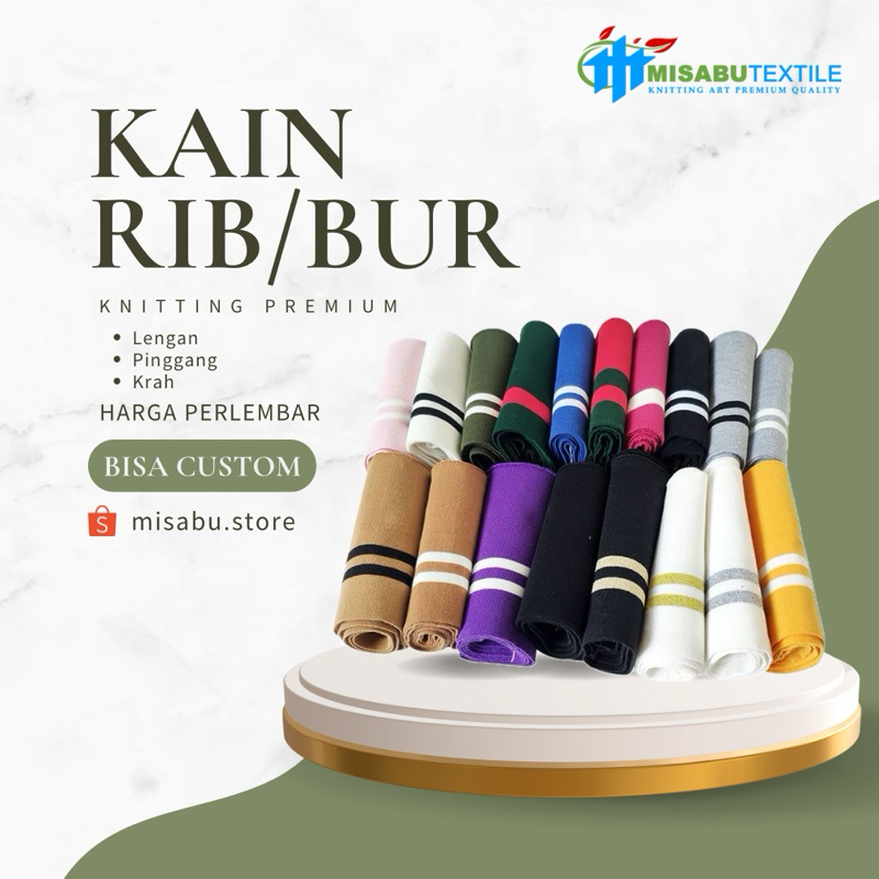 Diabetic Misabu || Premium rib bur fabric for full color knitted ...