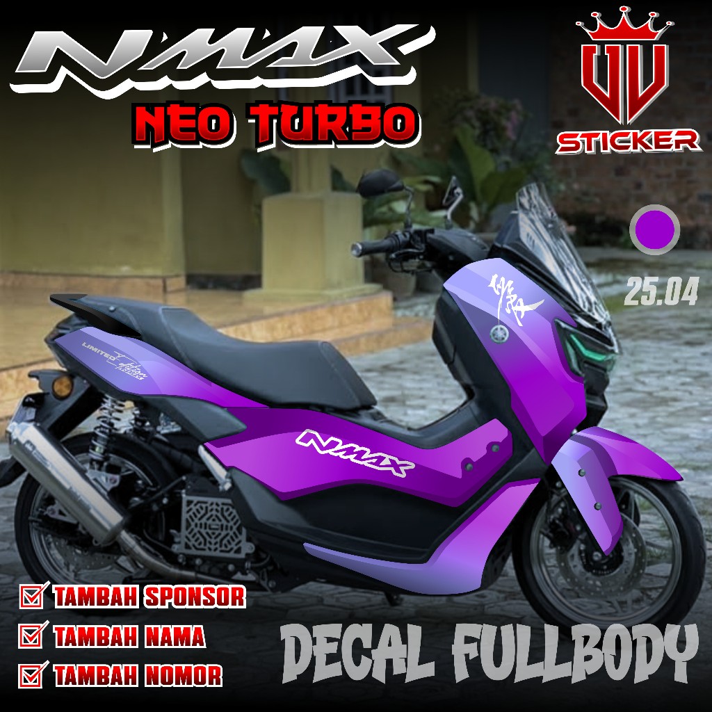 NEWEST Decal Sticker NMAX NEO S TURBO Full Body 2024 2025 - Sticker ...