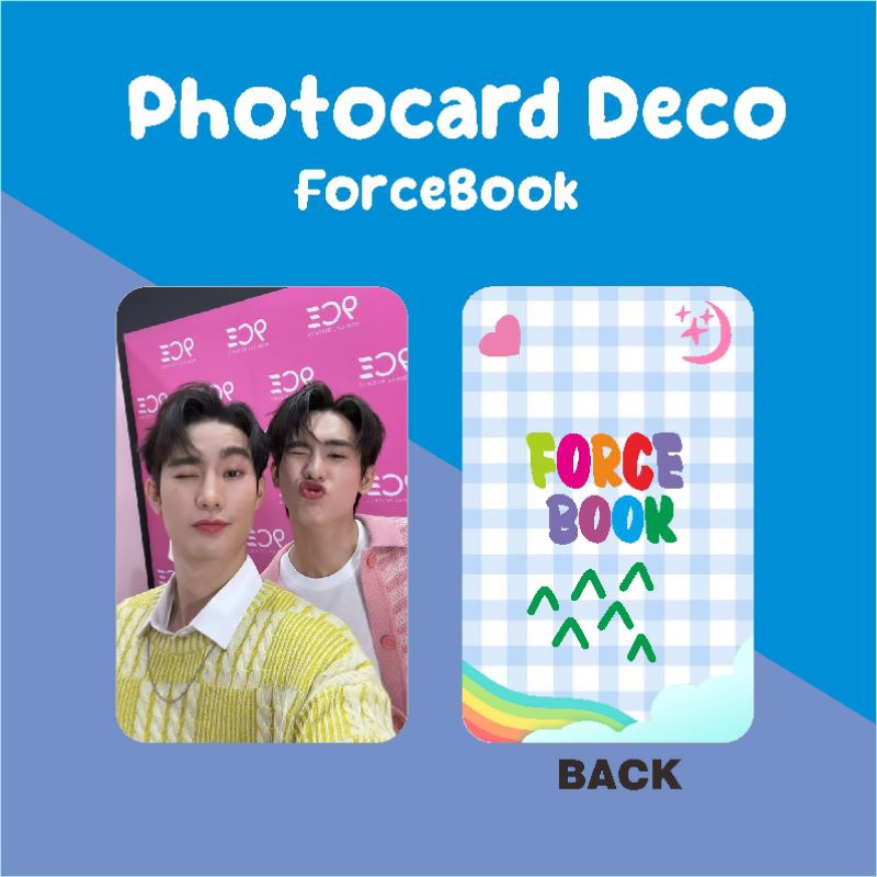 Laminated forcebook photocard | Shopee Malaysia