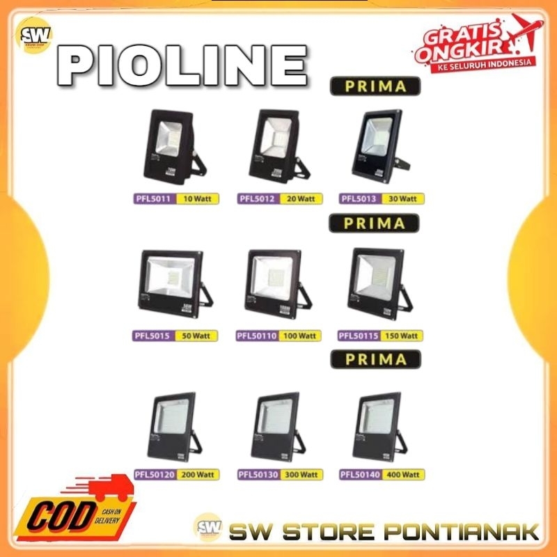 LED SPOTLIGHT PIOLINE LED SMD FLOOD LIGHT PRIMA 10 WATT 20 WATT 30 WATT 50 WATT 100 WATT 200 ...