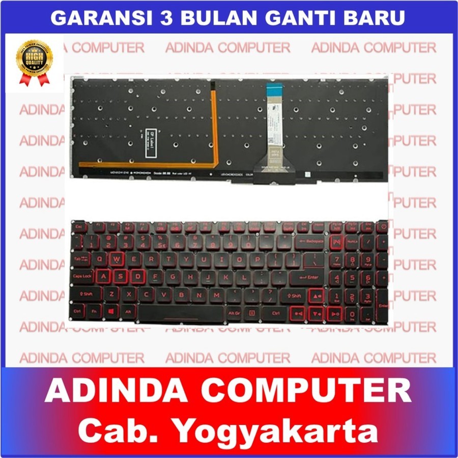 Acer Nitro 5 AN515-57 AN515-45 AN515-56 Backlight Backlit Keyboard ...