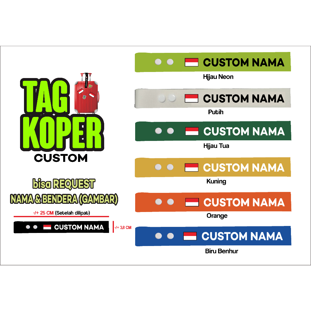 Custom suitcase bag name Tag / Hajj Umrah name suitcase marker | Shopee ...