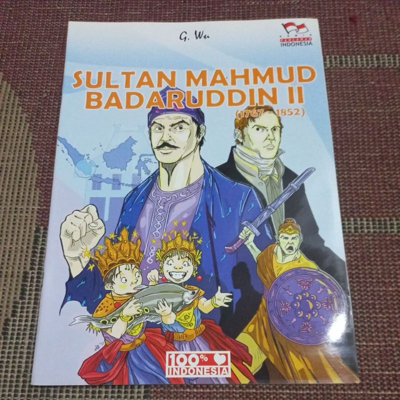 Sultan Mahmud Badaruddin II Wide Indonesian Hero Comic (1767-1852 ...