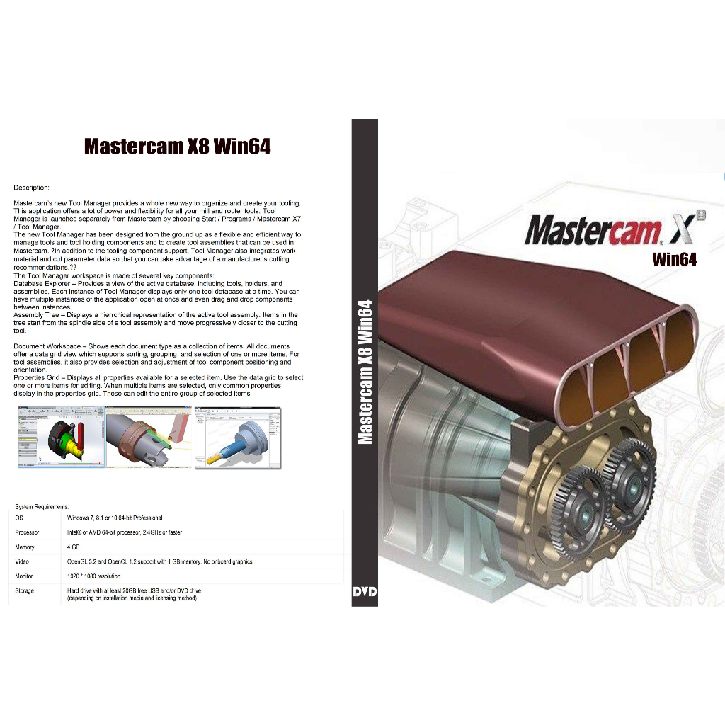 DVD Mastercam X8 Win64 | Shopee Malaysia