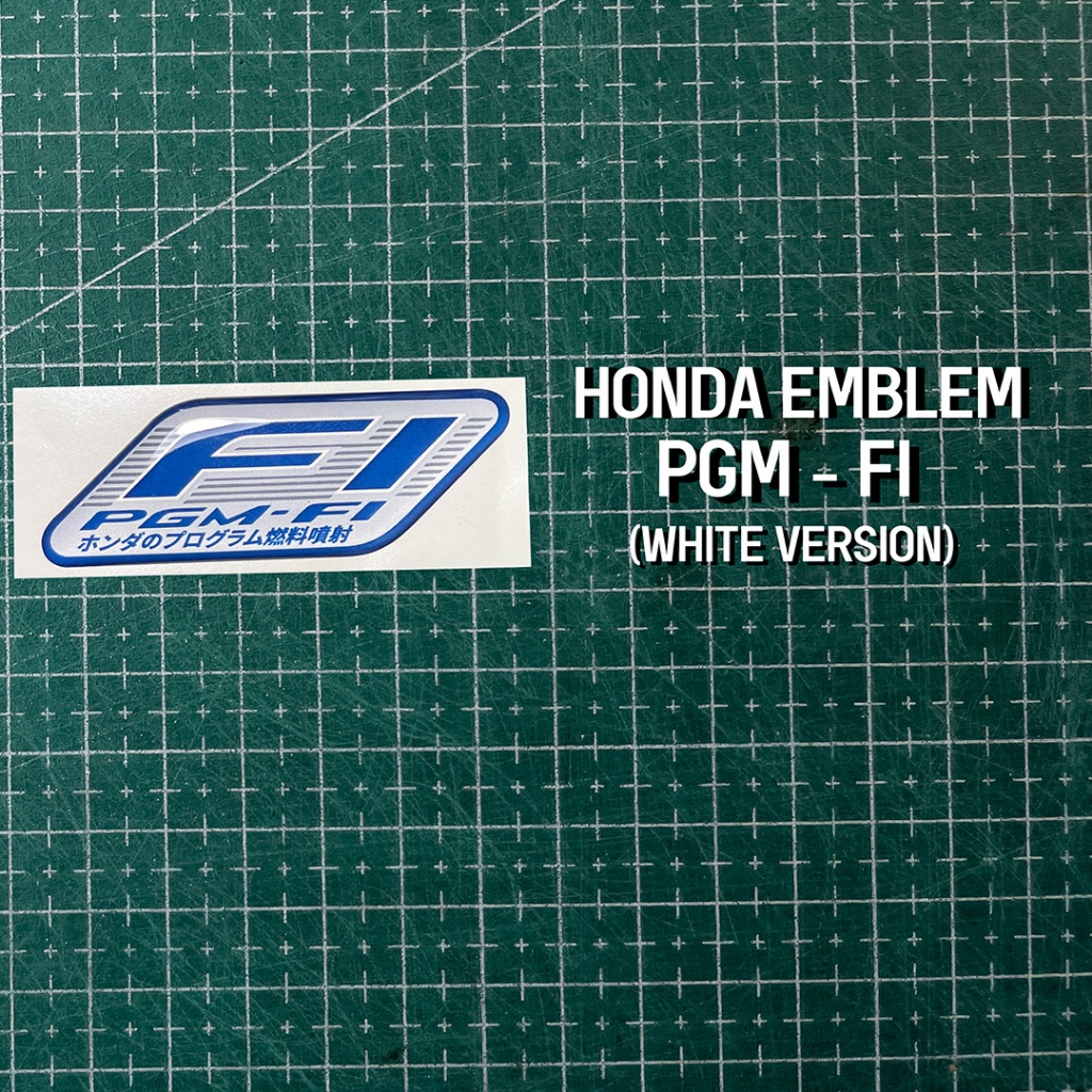 Sticker Detail/Sticker Detail/Embossed Sticker/Plating Sticker/Honda PGM FI Sticker/PGM FI JDM ...
