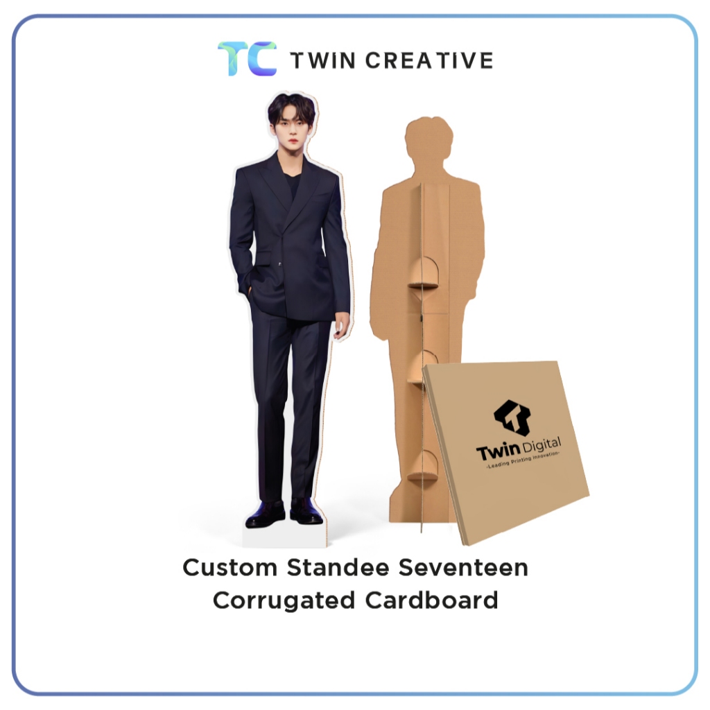 Custom Human Standee Figure Idol Real Size Corrugated Free Box - Print ...