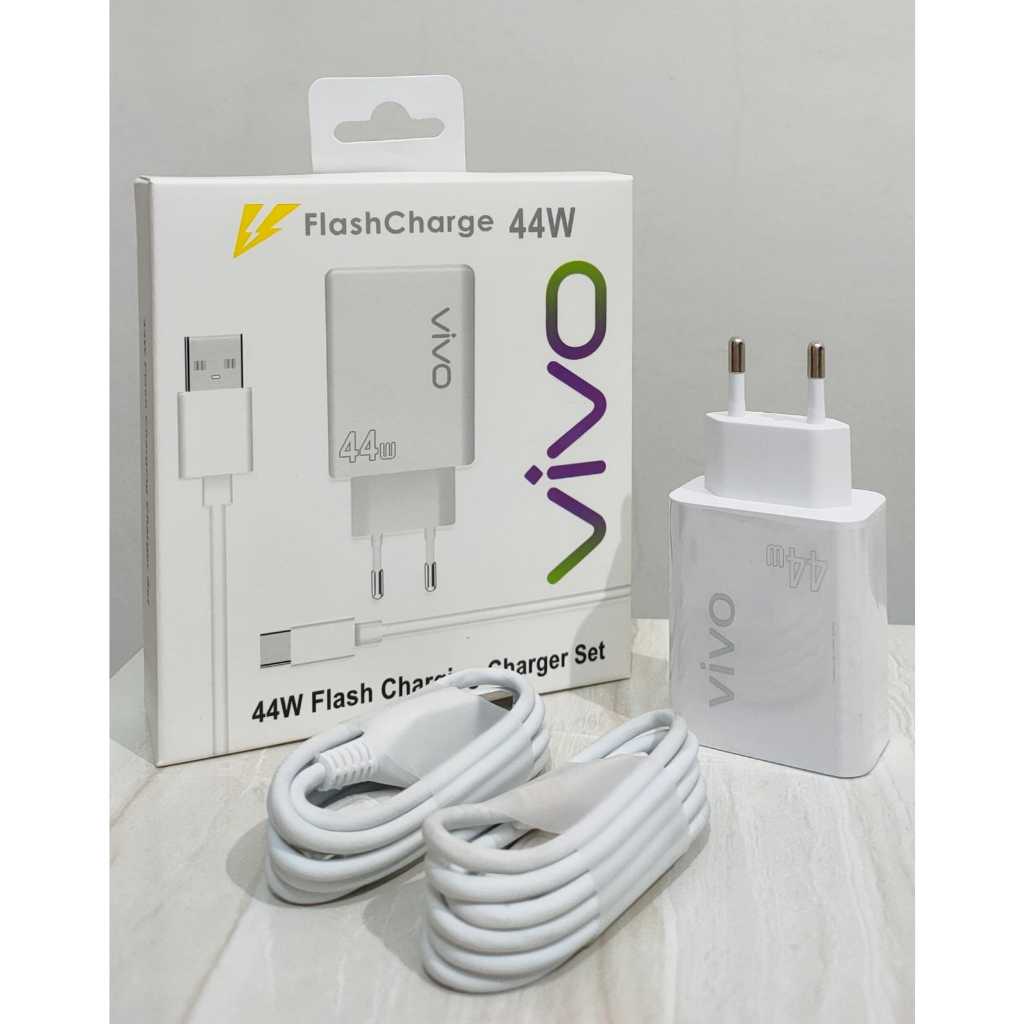 Original Vivo 44w Fast Charging USb Type C and Micro Charger | Shopee ...