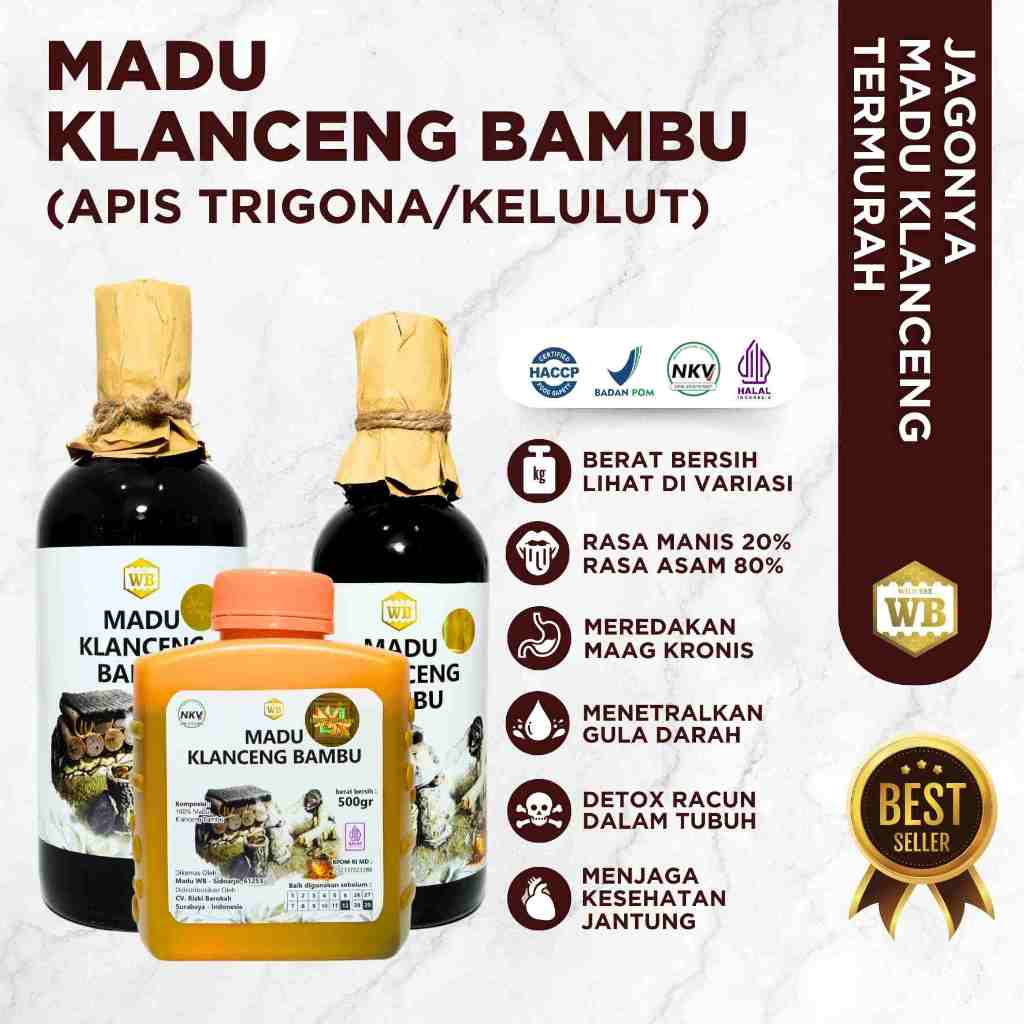 WB Wild Bee - Bamboo Klanceng Honey / Apis Trigona Bee - Wild Bee ...