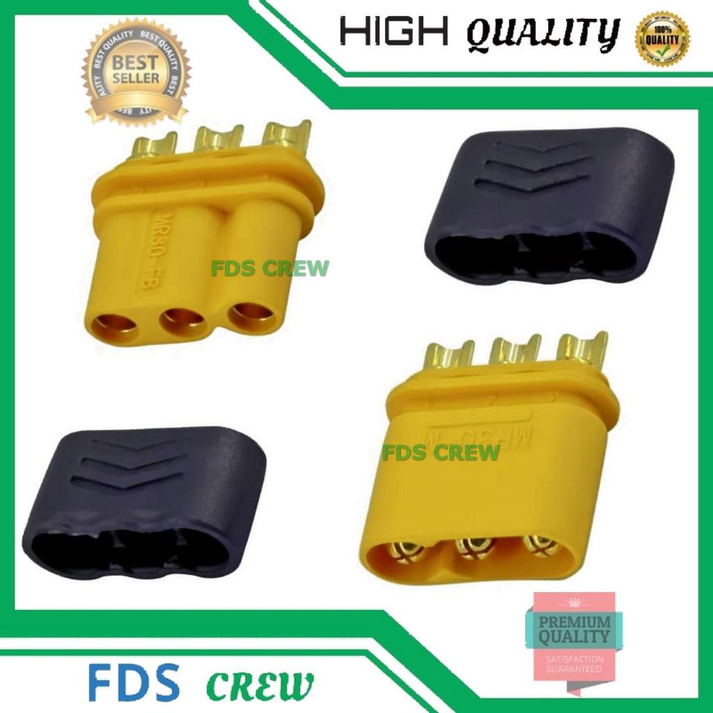 MR 30 AMASS Male Female Connector 3 Pin Socket | Shopee Malaysia