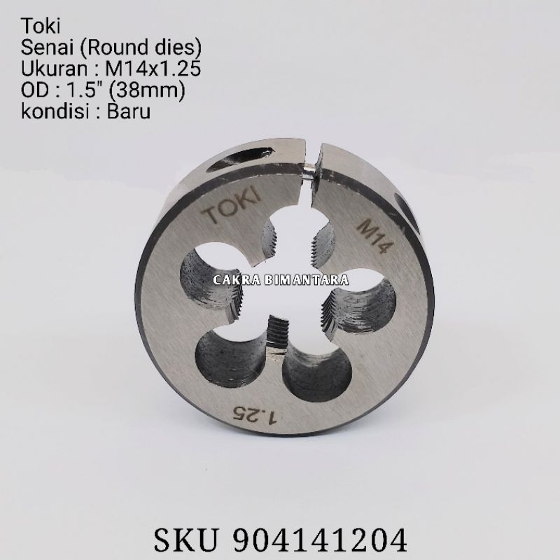 Senai M14x1.25 Round dies m14 x 1.25 senay snai snay bolt axle maker | Shopee Malaysia
