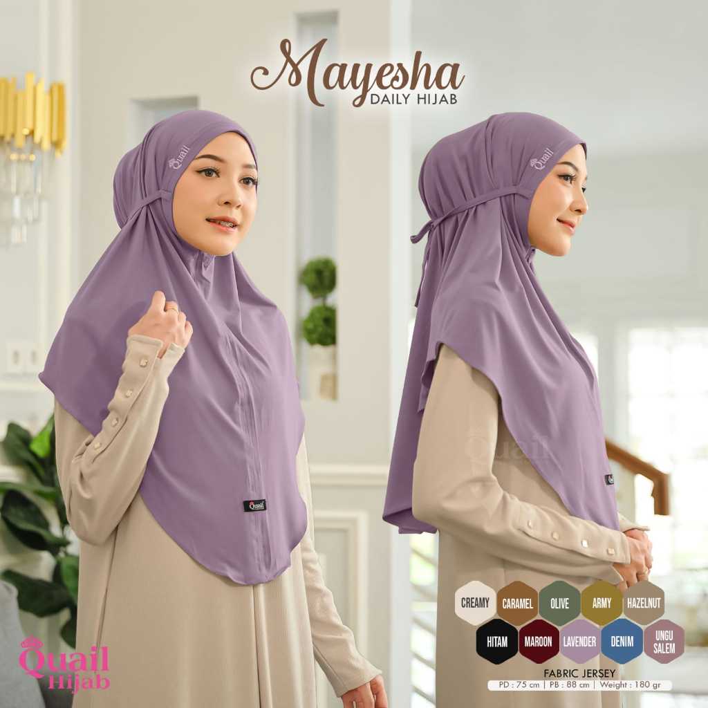 MAYESHA Hijab jersey original Quail Hijab | Shopee Malaysia