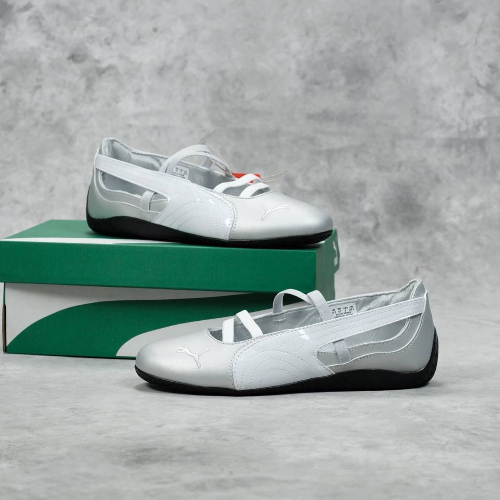 Puma Speedcat Ballet Metallic Silver Sneakers | Shopee Malaysia