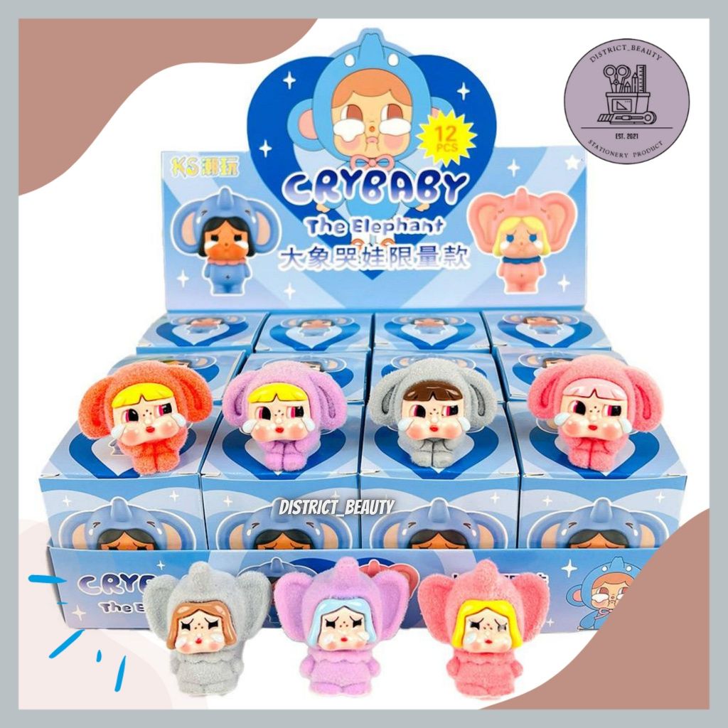 BLIND BOX FIGURE CRY BABY POWER PUFF ACTION FIGURE MYSTERY MOTIF CRY ...
