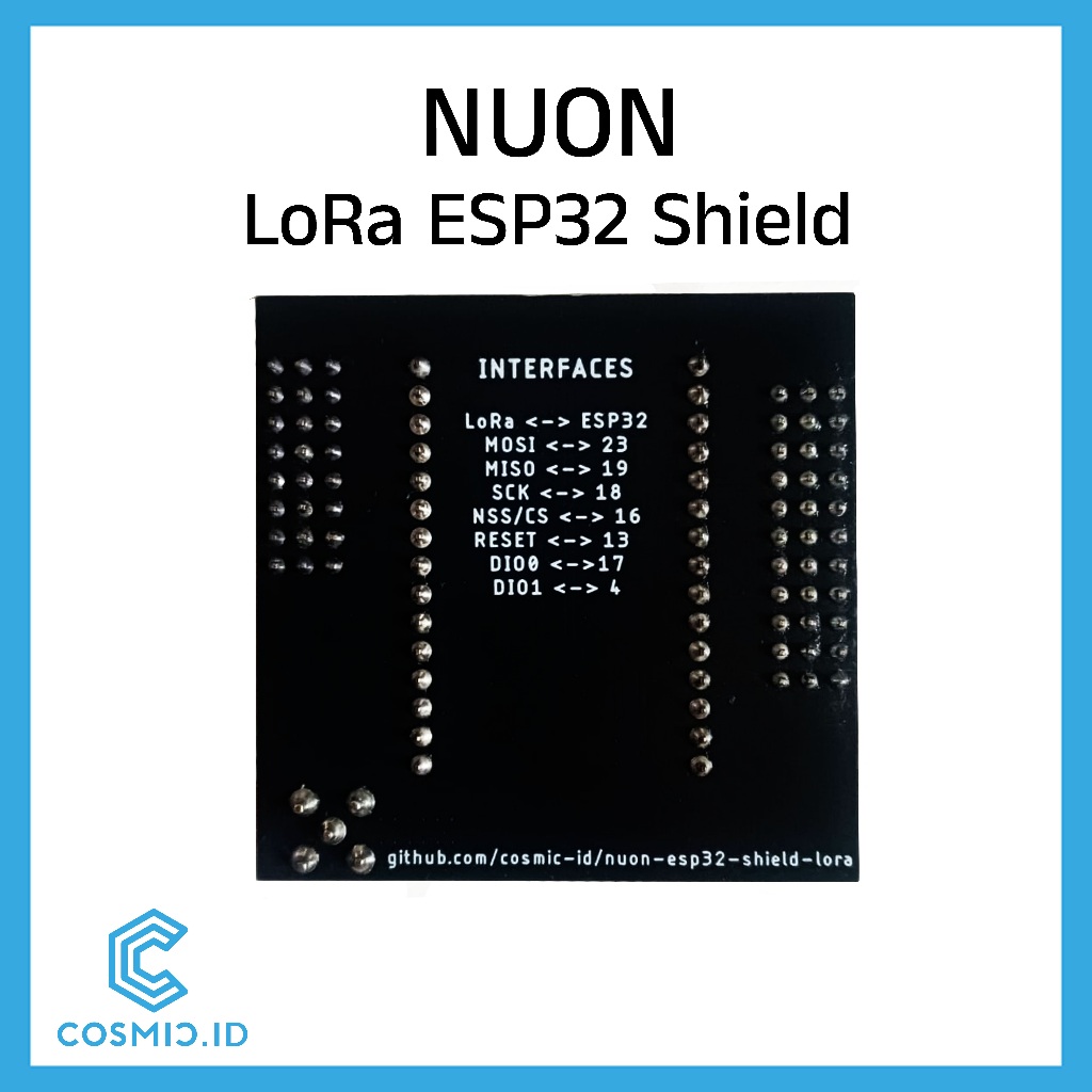 LoRa LoRaWAN ESP32 Shield Cosmic Nuon | Shopee Malaysia