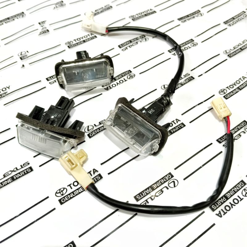 Original toyota innova reborn fortuner vrz yaris vios etc. trunk number ...