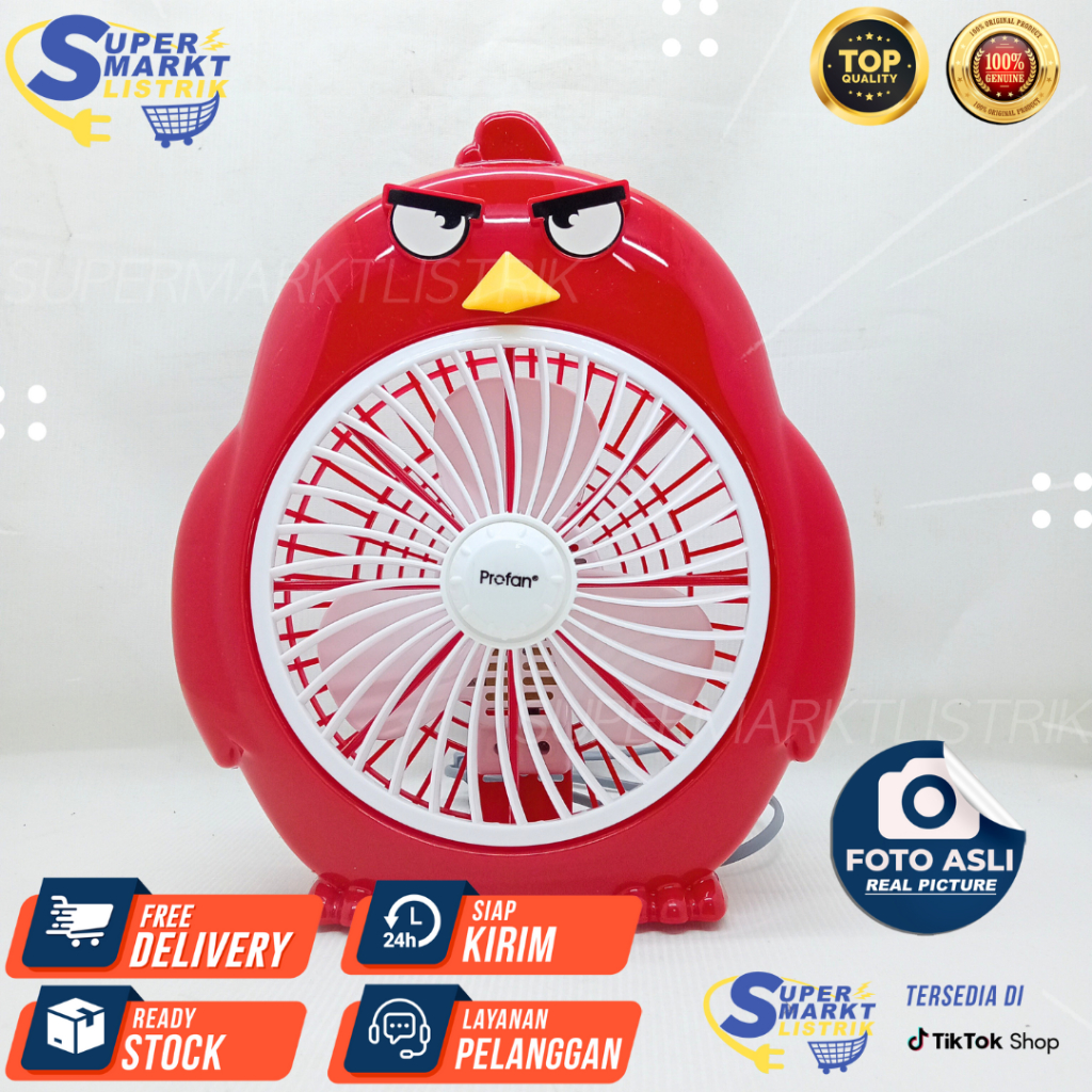 Sitting Fan / Table Fan / Box Fan / Character Fan ' Angry Bird 8 ...