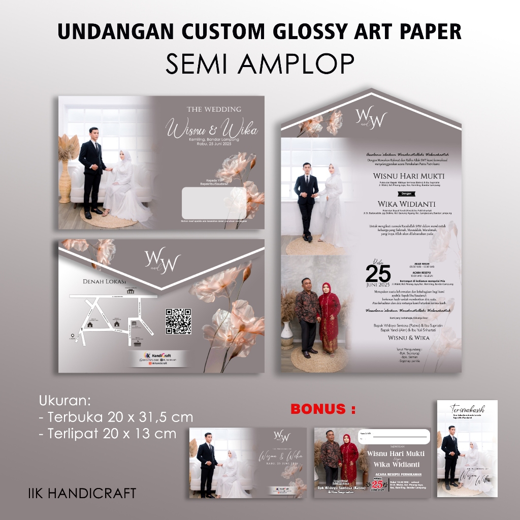 CUSTOM GLOSSY ART PAPER INVITATIONS are free to request designs ...