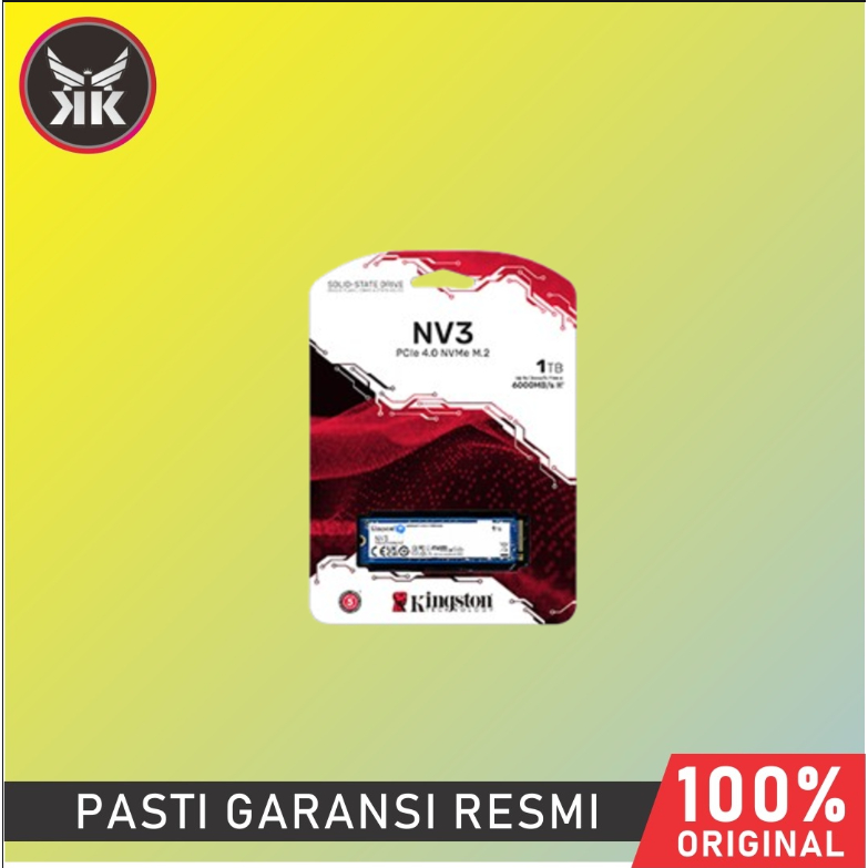 SSD KINGSTON NV3 1TB SSD M.2 NVME PCIE 4.0 GEN4 SNV3S/1000G | Shopee Malaysia