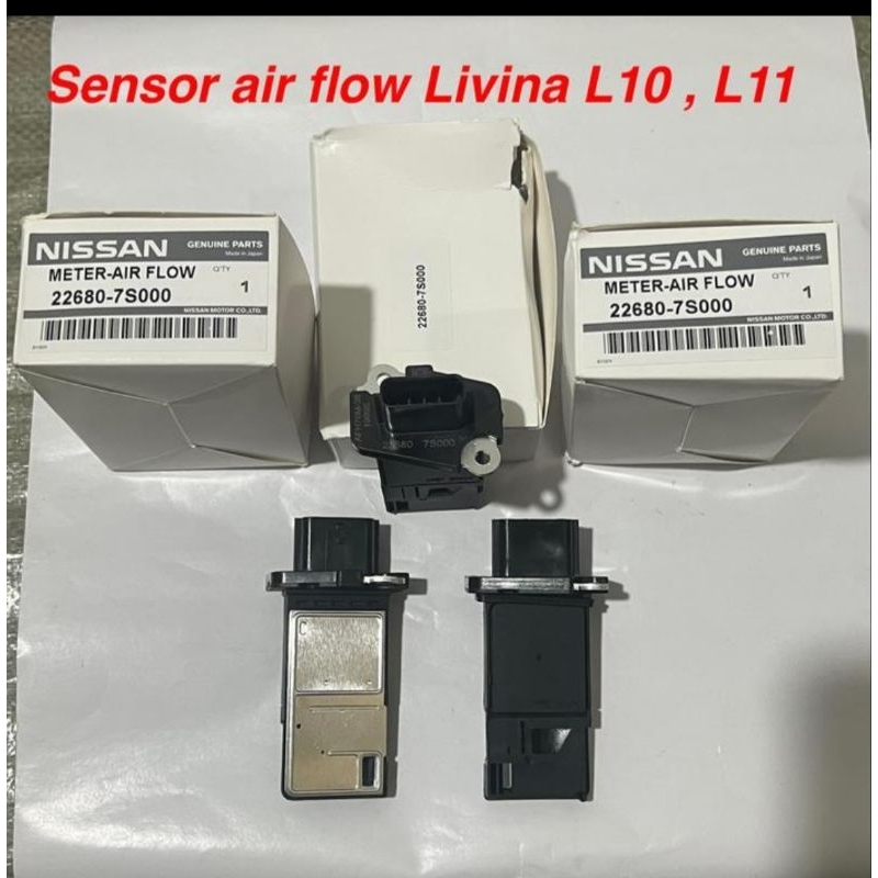 Original air flow sensor, air flow meter, MAF sensor, Nissan Livina L10 ...