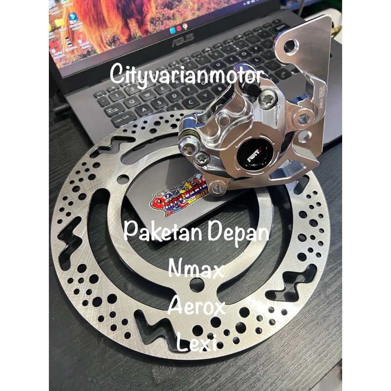 NMAX AEROX PACKAGE NEW OLD FRONT CALIPER + BREQUETTE formula 81 racing ...