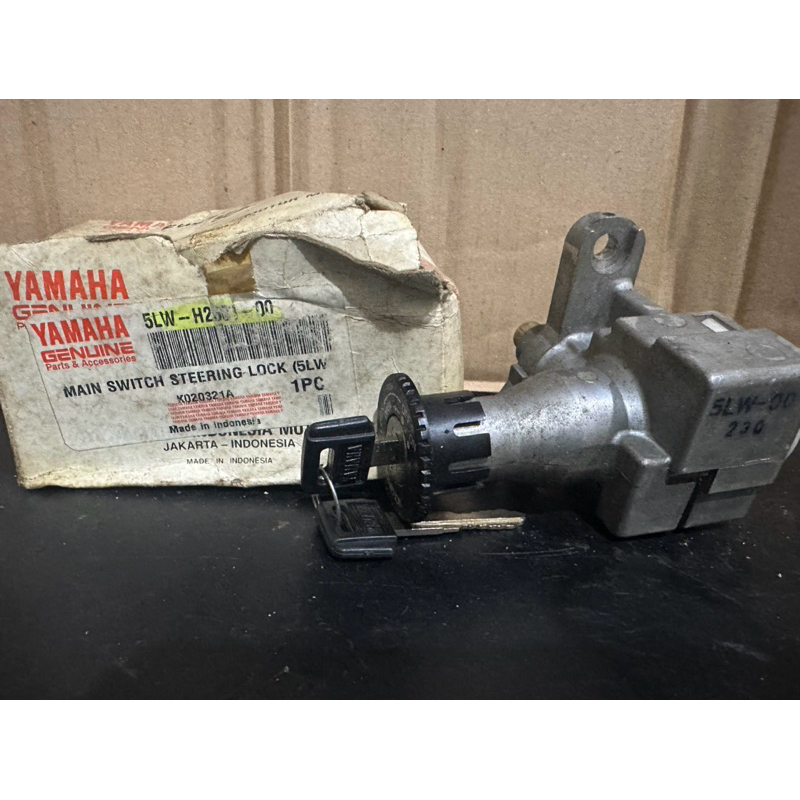 Original yamaha Nuvo lele ignition key, code 5LW | Shopee Malaysia