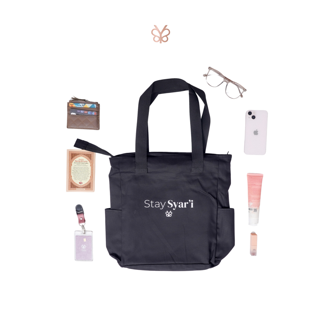 Stay Syar'i Tote Bag By Yoora Sarah | Shopee Malaysia