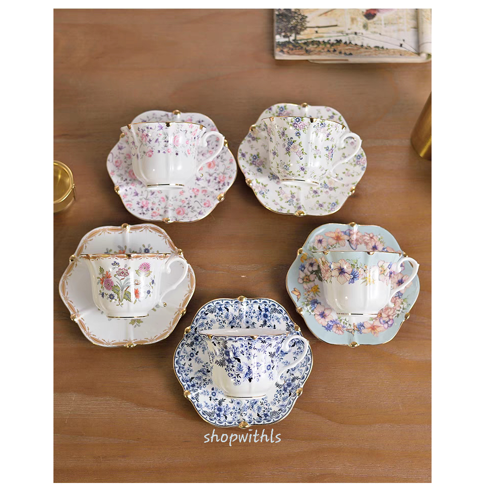 JOY SERIES /Aesthetic Korean Style Tea Cup/Vintage Tea Cup/Premium ...